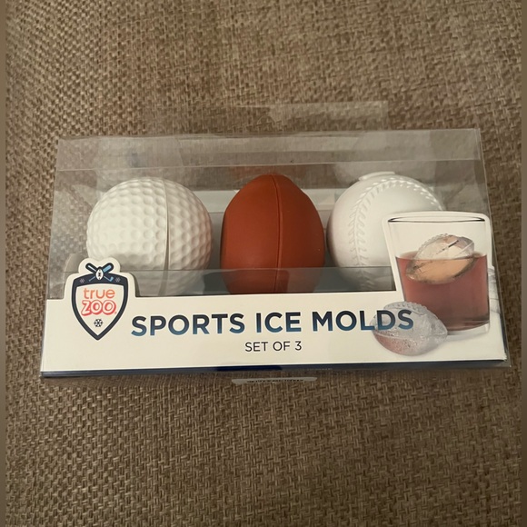 True Zoo | Dining | True Zoo Sports Ice Molds 3 Pc Set ...